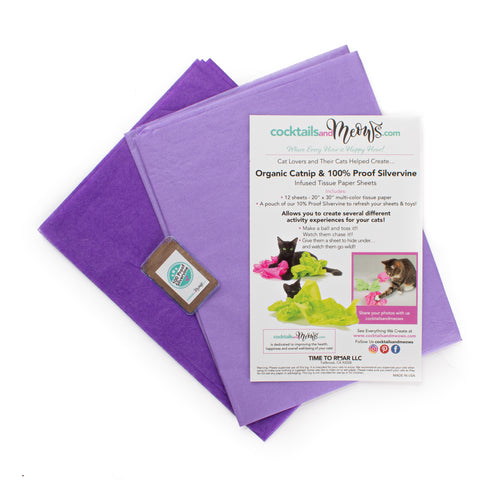 Organic Catnip & Silvervine Infused Paper Sheets – Tagged "toys ...